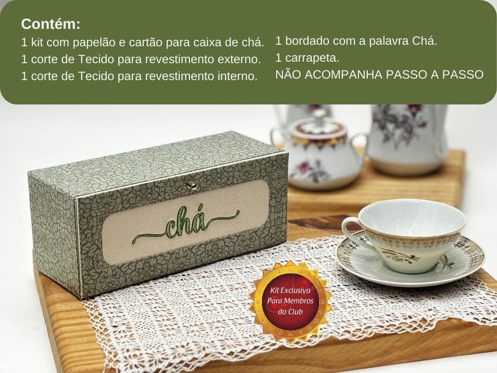 Kit para Caixa de Chá Articulada - KIT COMPLETO