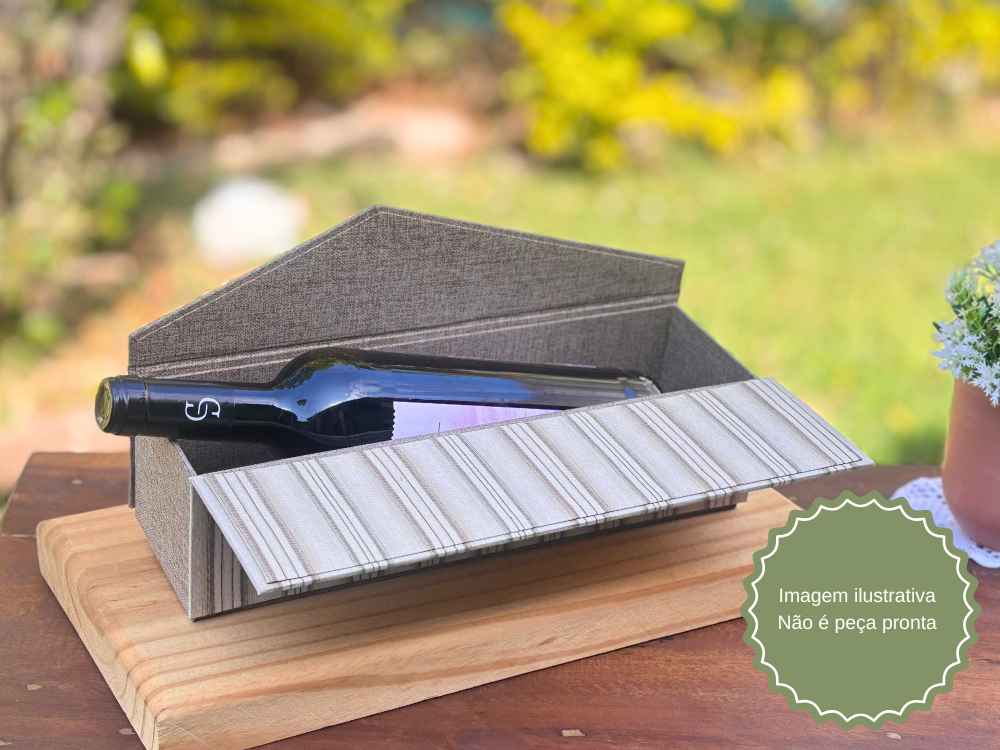 Caixa Para Vinho Kit